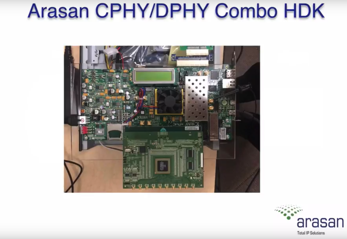 Arasan and Test Evolution announce Industry's first C-PHY / D-PHY Combo ...